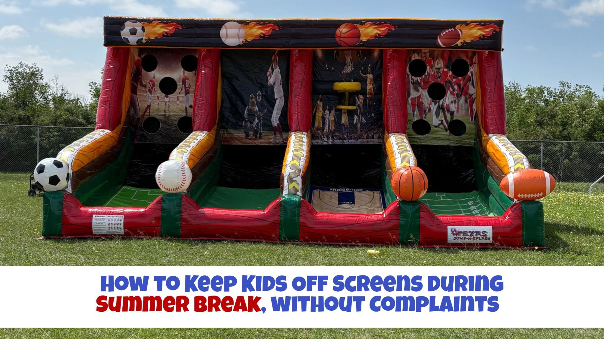 Fun Ways to Keep Kids Active in Summer Break in Richmond TX
